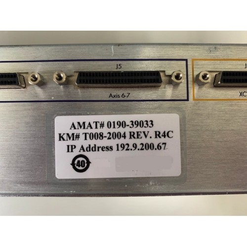 AMAT 0190-39033 MEI EXMP 8 AXIS MOTION CONTROLLER AMAT 0190-39033 MEI EXMP 8 AXIS MOTION CONTROLLER